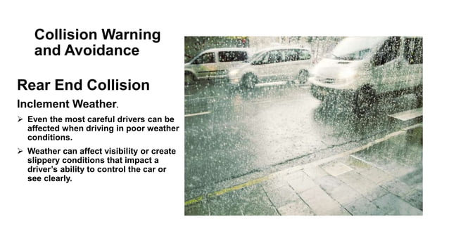 Collision warning and avoidance | PPTX | First Aid | Injuries