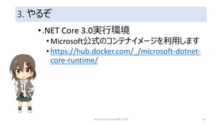 Dockerで.NET Core 3.0 GUIアプリを動かす話 | PPT