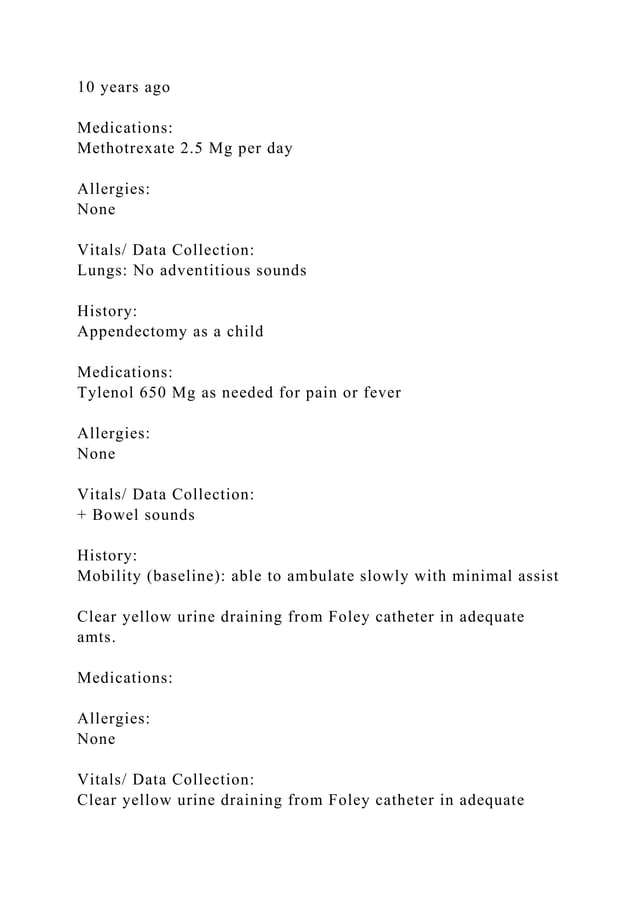 You are an LPN working on a medical-surgical floor in a team tha.docx