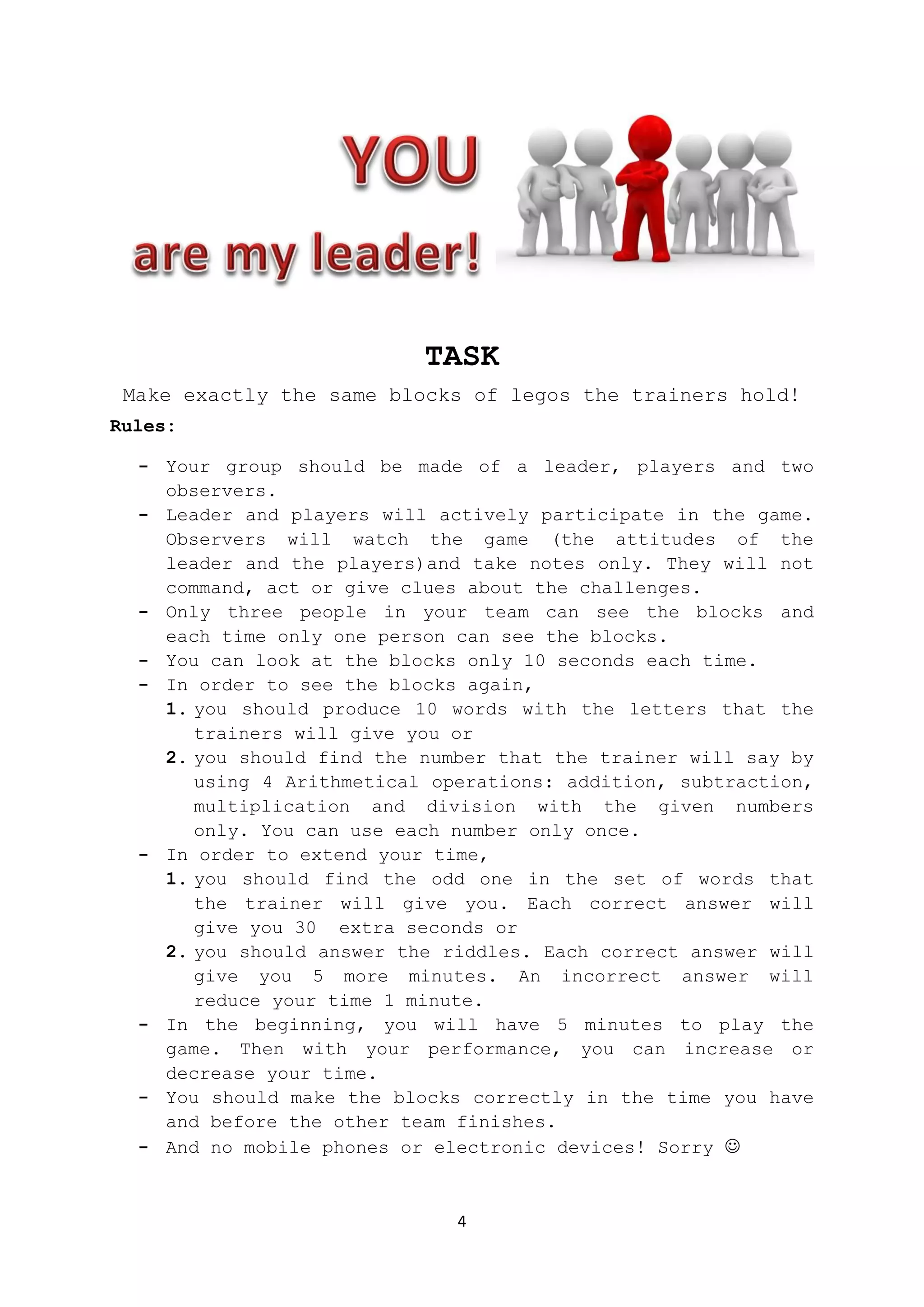 You are my leader tool | PDF