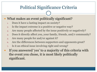 You are Political | PPTX | Politics