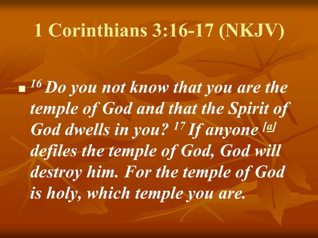 You are the temple of God | PPTX | Christianity | Religion & Spirituality