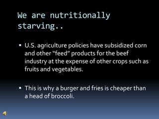 You Are What You Eat Powerpoint All In One | PPTX