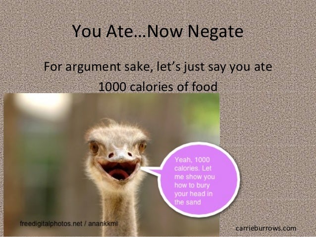 You ate it now negate it-Holiday Edition