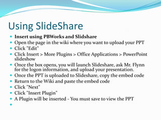Uploading PowerPoint presentations! | PPTX