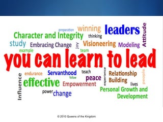 You can learn to Lead | PPT
