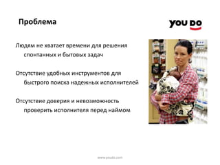 Презентация YouDo app | PPTX