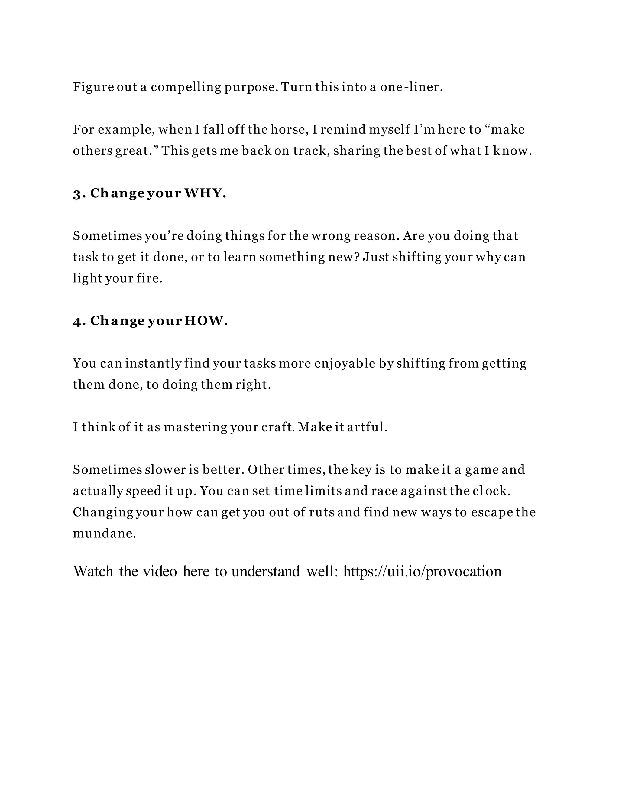 Motivational Video | DOCX