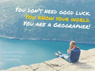 Think like a Geographer! | PDF