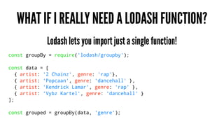 You Don't Need Lodash | PDF | Web Development | Internet