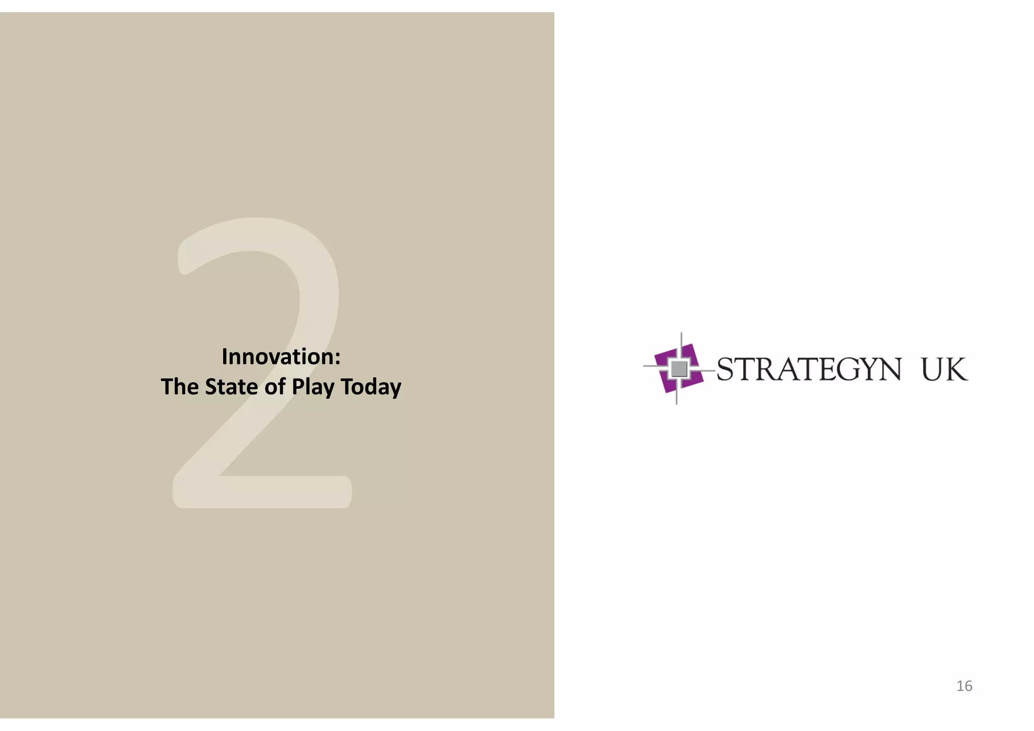 You Experience Innovation Success ... Strategyn Uk 2009 | PPT