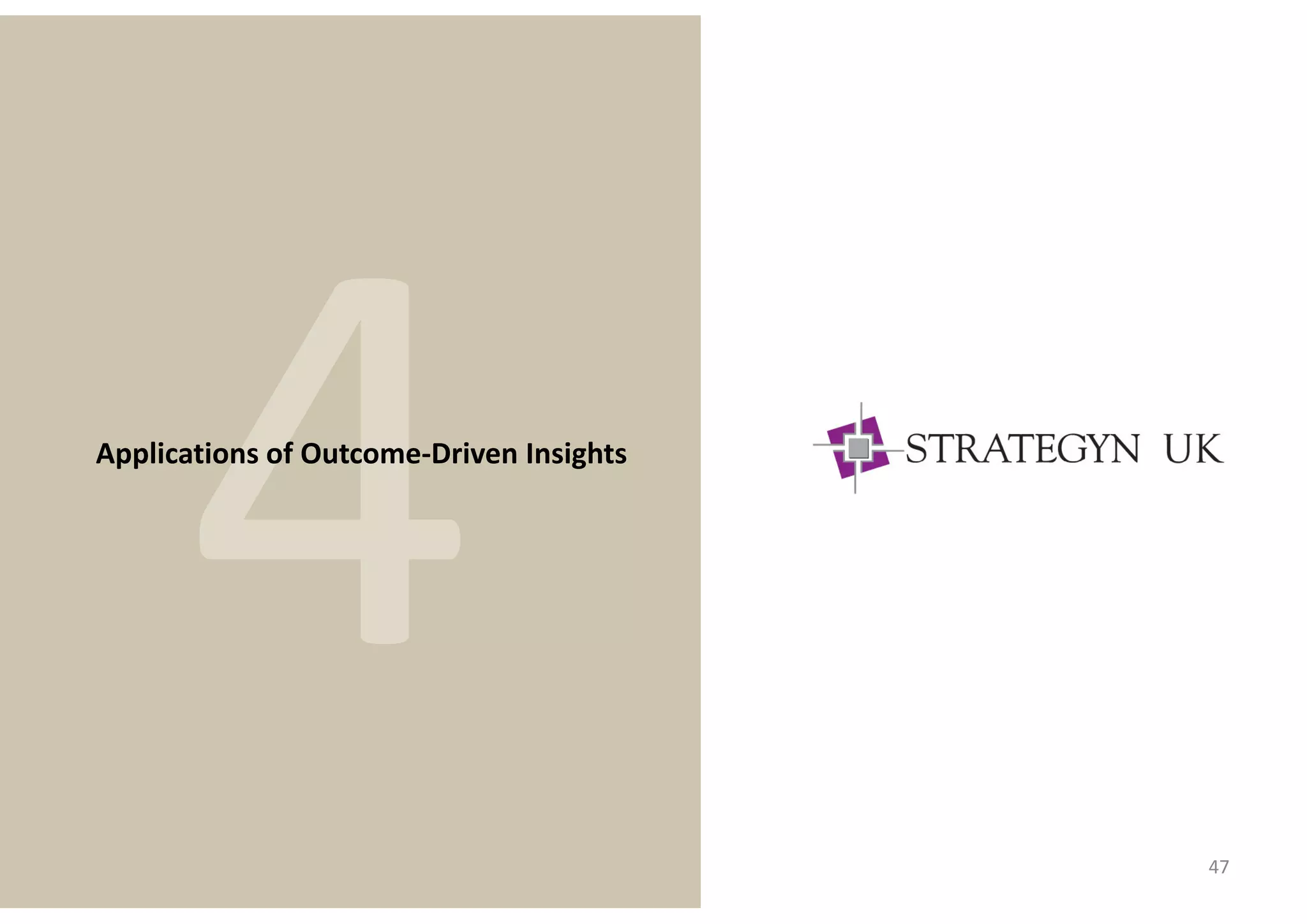 You Experience Innovation Success ... Strategyn Uk 2009 | PPT