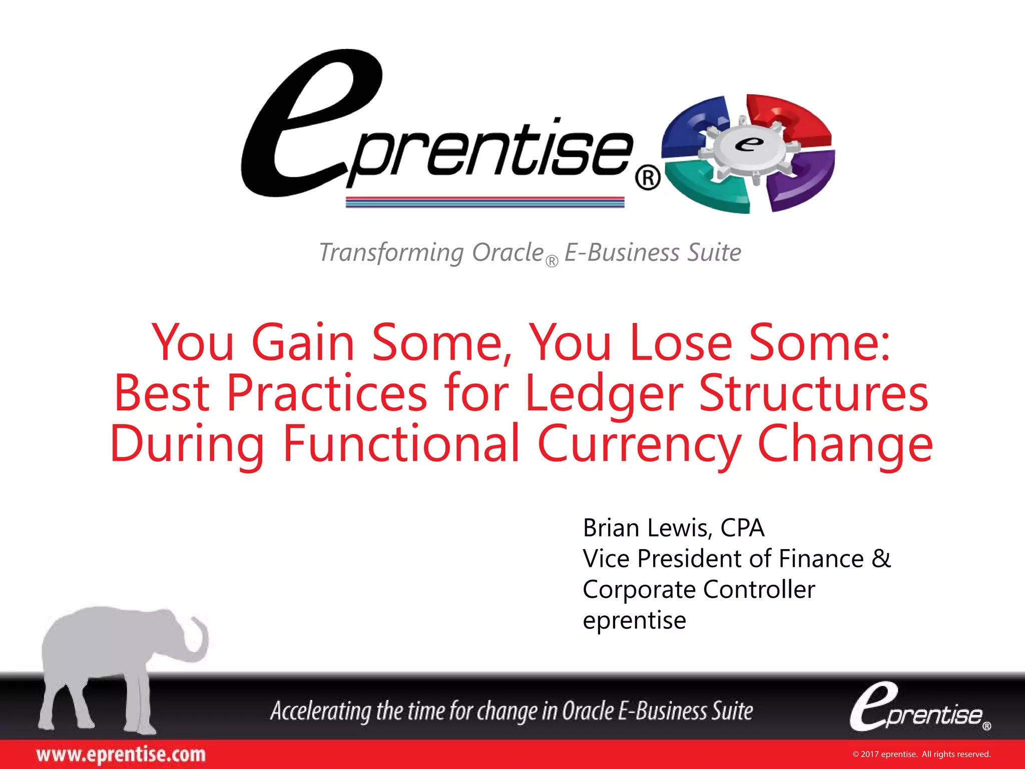 You Gain Some, You Lose Some: Best Practices for Ledger Structures ...