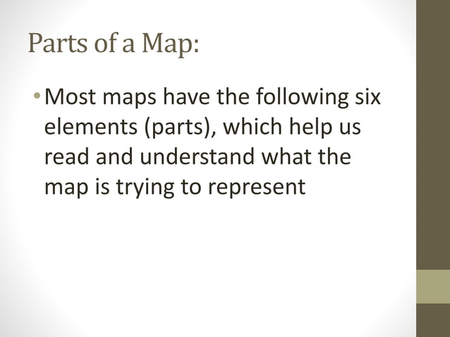Map Parts | PPTX