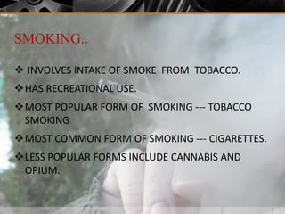 Hazards of Smoking | PPTX