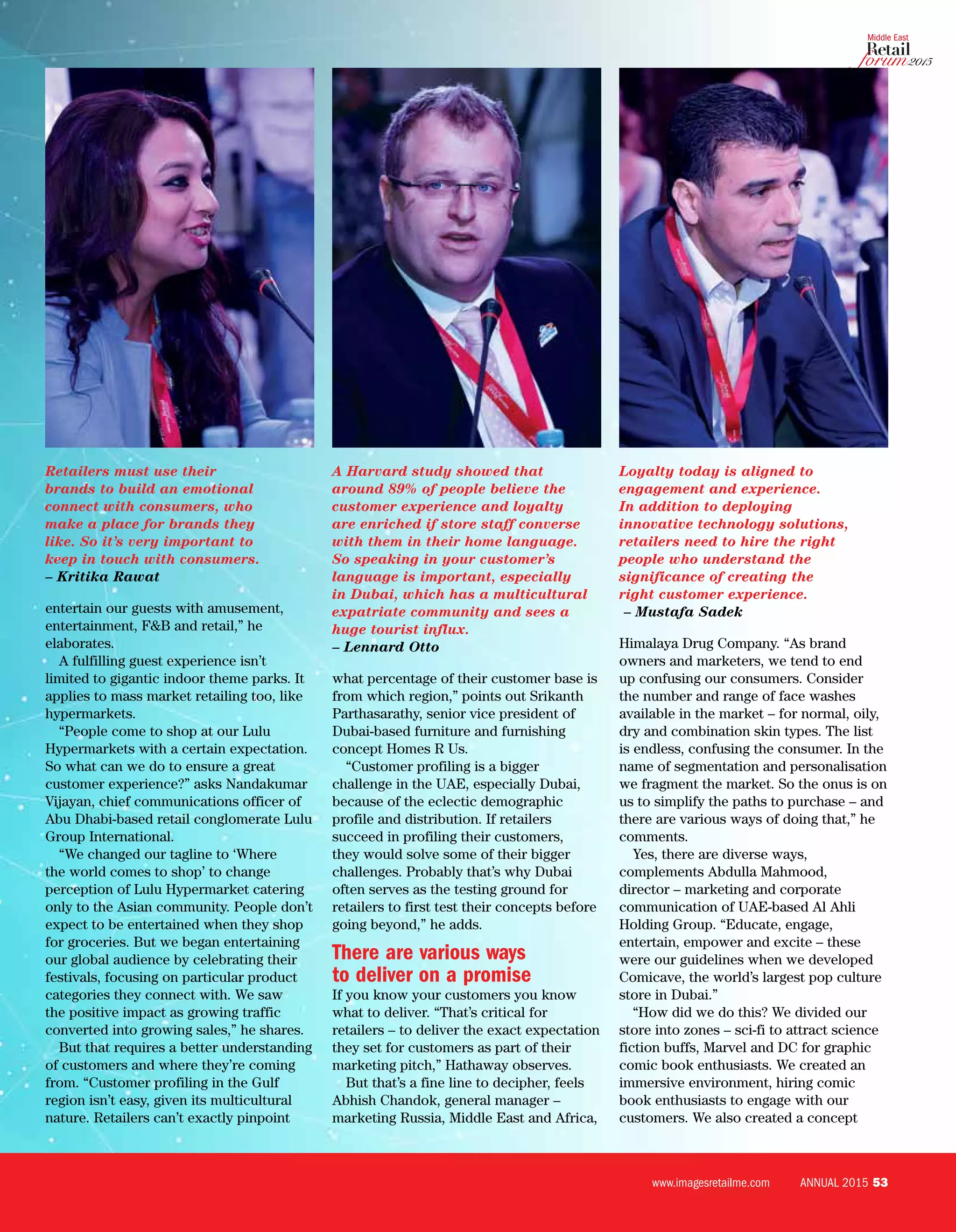 Retail marketing strategies from Middle East Retail Forum | PDF