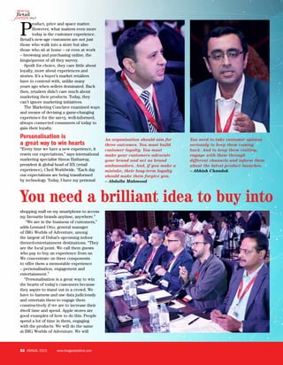 Retail marketing strategies from Middle East Retail Forum | PDF