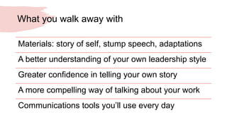 You Need A Stump Speech.pptx