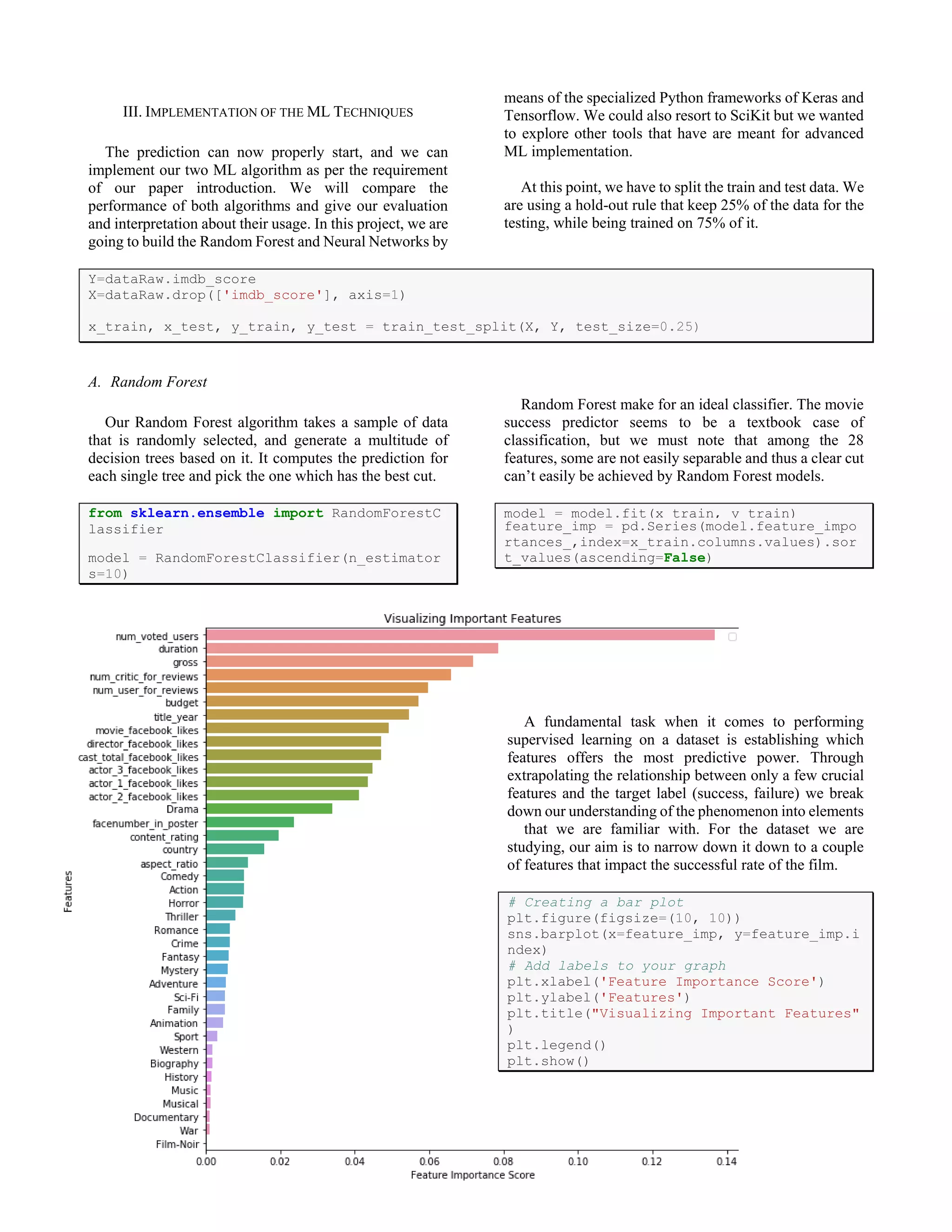 Building a Movie Success Predictor | PDF