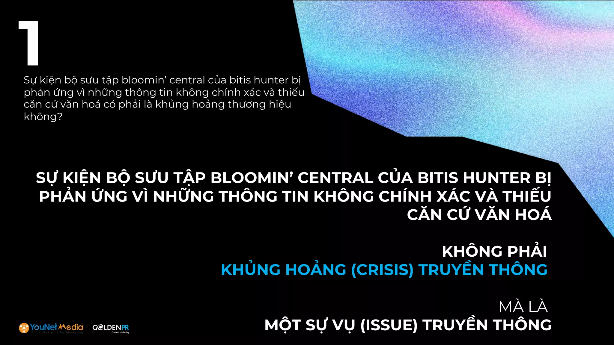 SỰ VỤ TRUYỀN THÔNG CỦA BITI’S HUNTER TRONG DỰ ÁN GIỚI THIỆU SẢN PHẨM MỚI BLOOMIN’ CENTRAL | PDF