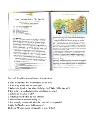 Lesson plans, class 1 | PDF