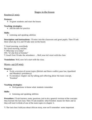lesson plans, class 2 | DOCX