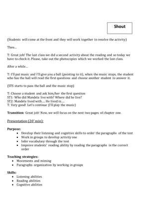 lesson plans, class 3 | DOCX