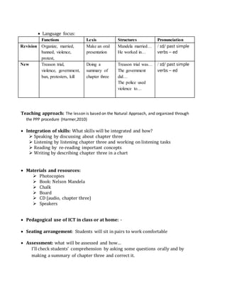 lesson plans, class 6 | PDF