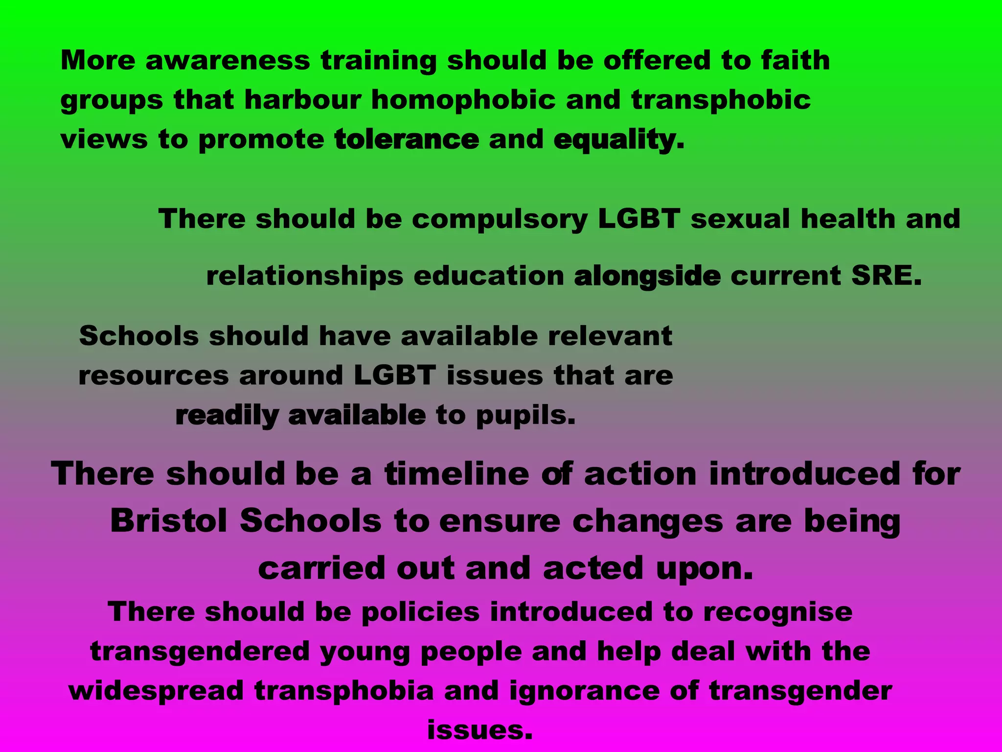Young People And Homophobia Presentation | PPT