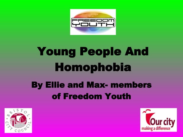 Young People And Homophobia Presentation | PPT