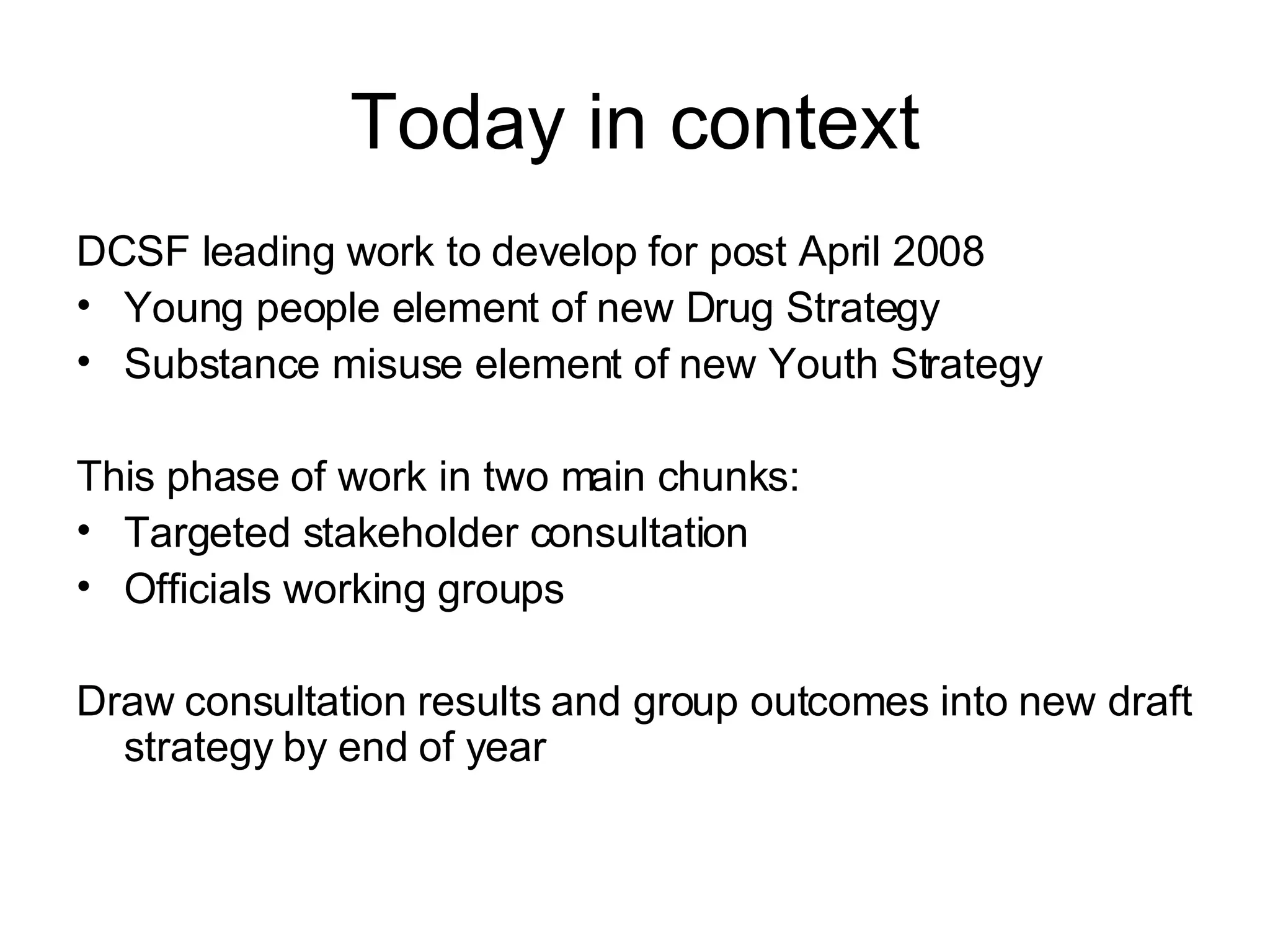 Young People's Substance Misuse Strategy Presentation | PPT