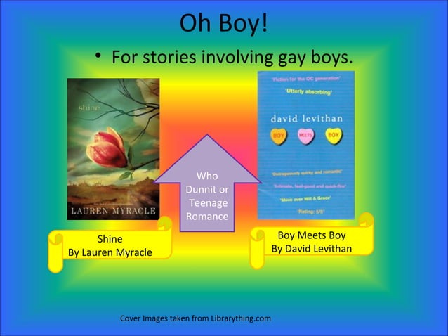 Young adult lit glbtq books | PPT | Young Adult | Genres