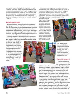 Young children and movement the power of creative dance | PDF