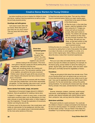 Young children and movement the power of creative dance | PDF