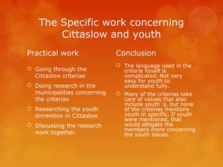 Young cittaslow | PPT