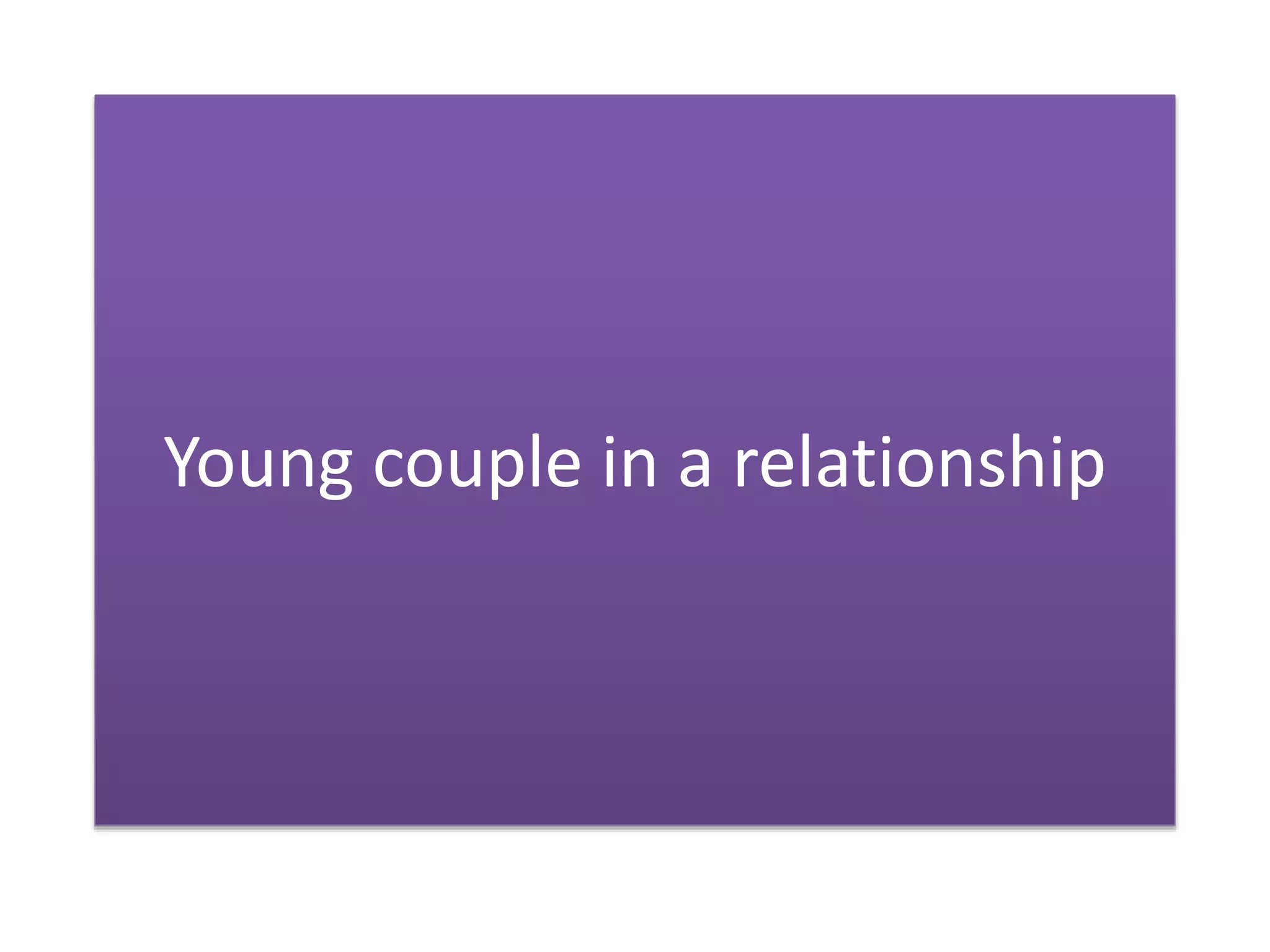 Young couple in relationship | PPTX