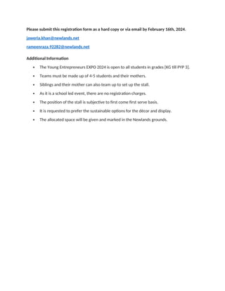 YOUNG ENTREPRENEURS EXPO 2024- Registration Form.docx