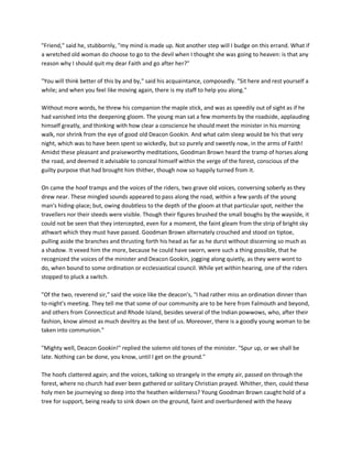 Young Goodman Brown | PDF