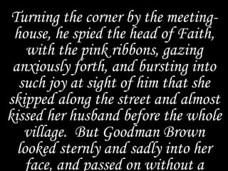 Young Goodman Brown And Faith | PPT | Christianity | Religion ...