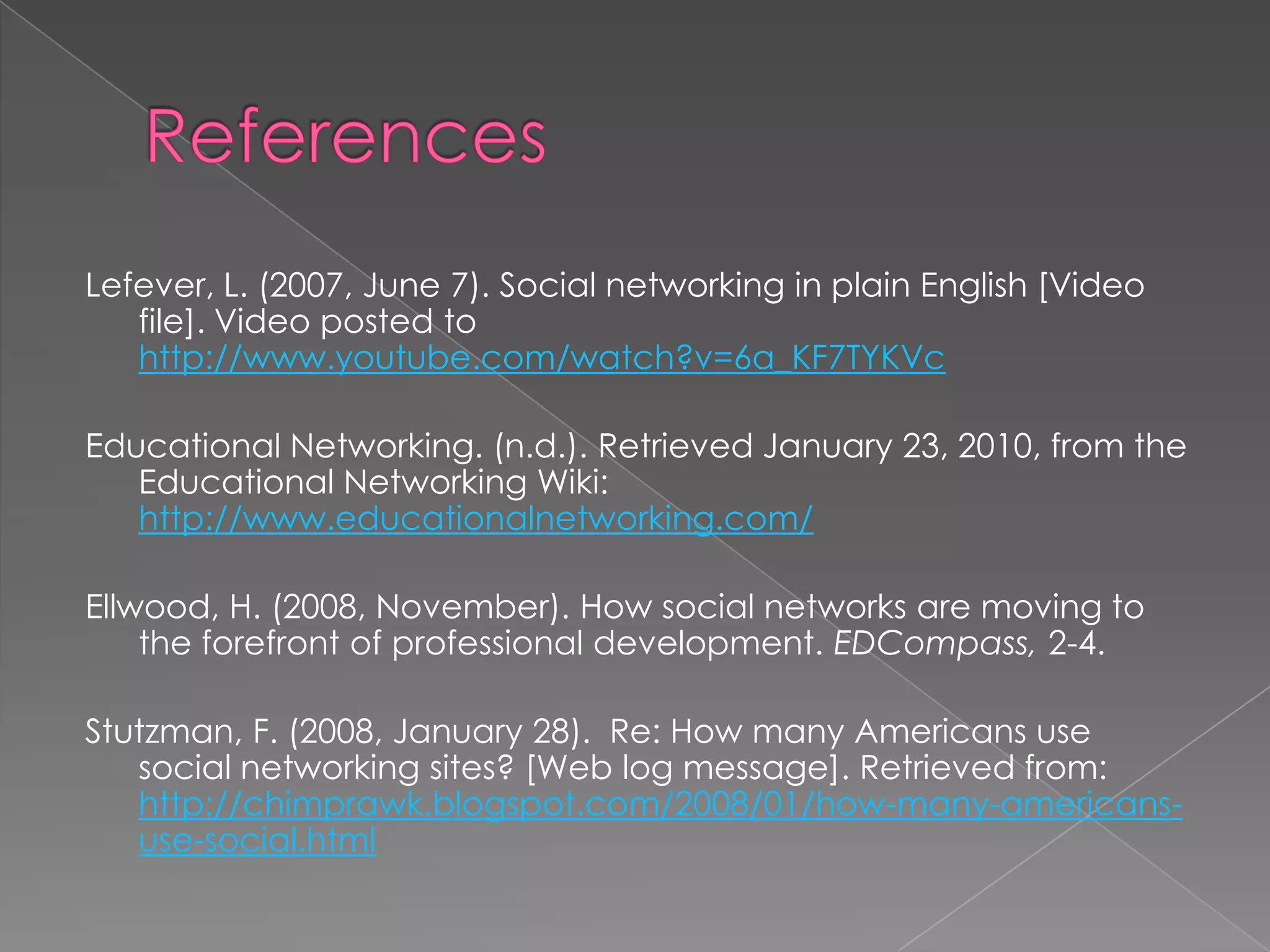 Youngkin educational networking | PPT