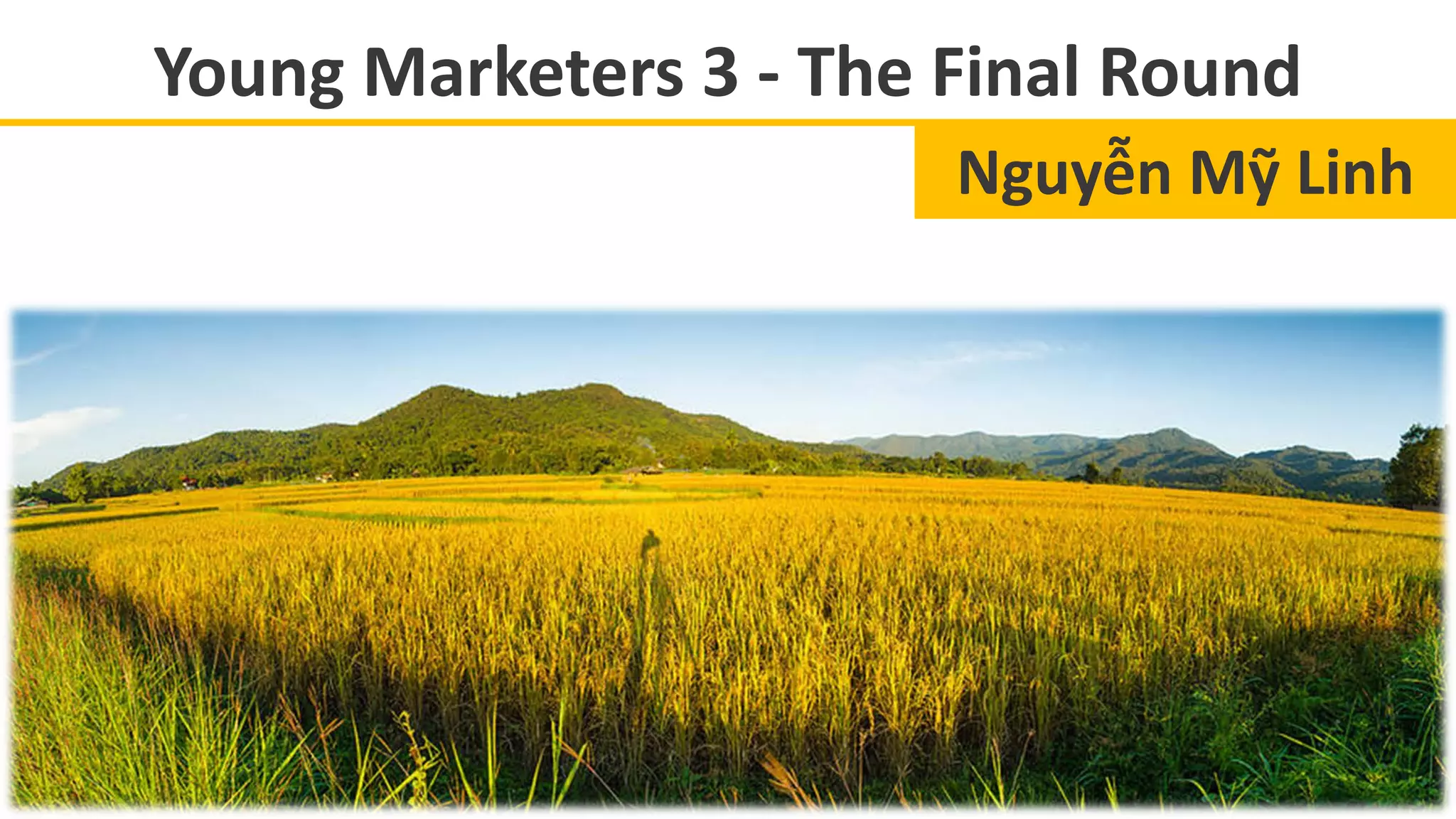 Young marketers 3 the final round + nguyễn mỹ linh | PPT