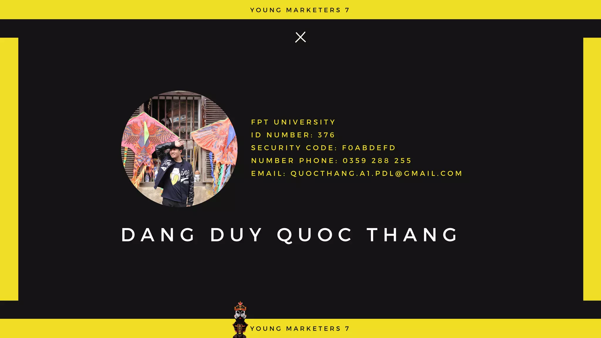 Young marketers 7 - Dang Duy Quoc Thang | PPT