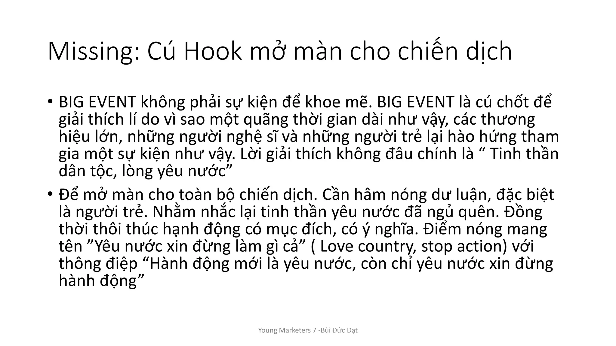 Young marketers 7 bui duc dat | PPT