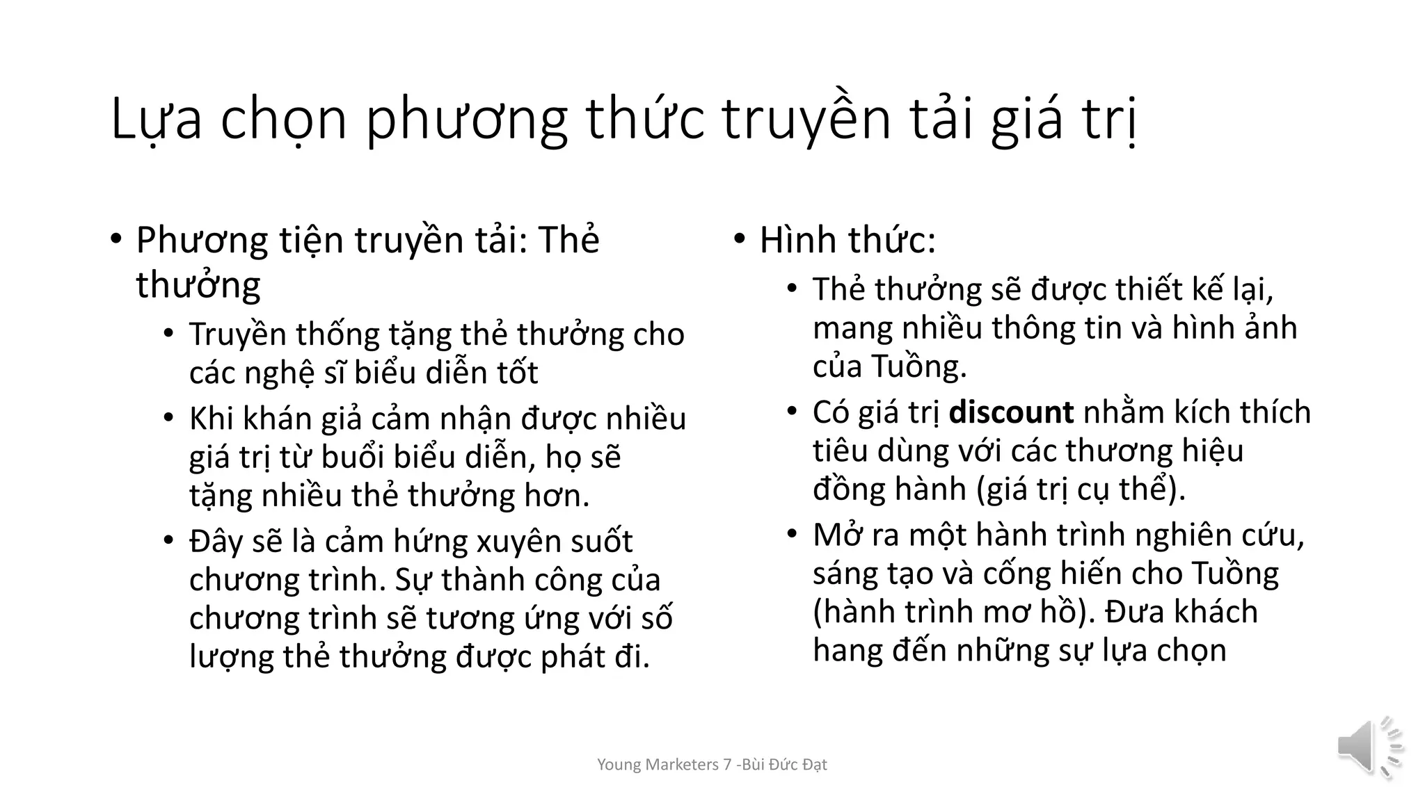 Young marketers 7 Bui Duc Dat | PPT