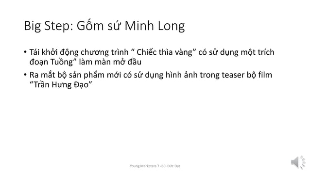 Young marketers 7 Bui Duc Dat | PPT