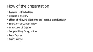 Metallurgy of Copper | PPTX