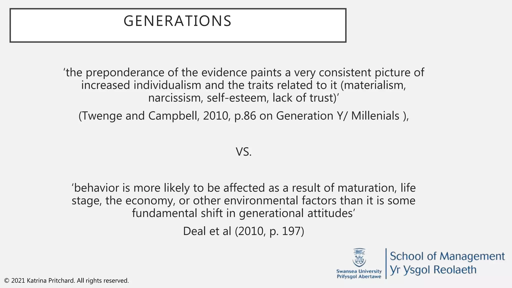 Young workers and generational stereotypes | PPTX