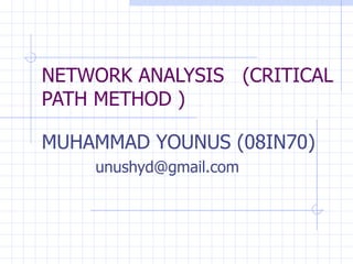 Operation research's CPM techniques | PPT | Business | Business and Finance