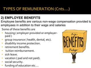 incentives and remuneration | PPT