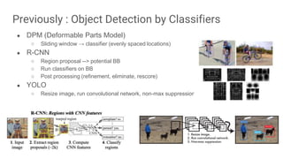You only look once (YOLO) : unified real time object detection | PPTX